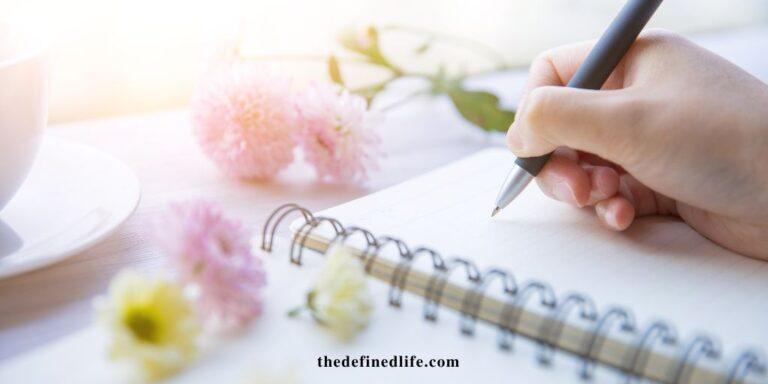 Journaling Tips: 10 Journaling Prompts for Mental Health | The Defined Life